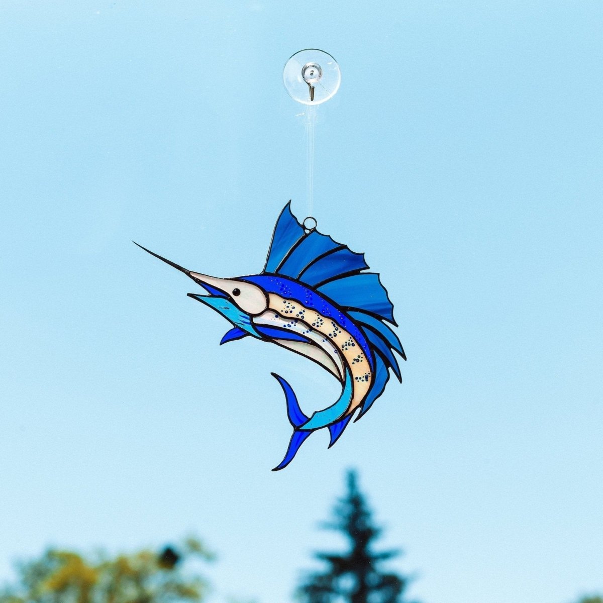 Stained glass fish suncatchers / Handmade sun catchers ...