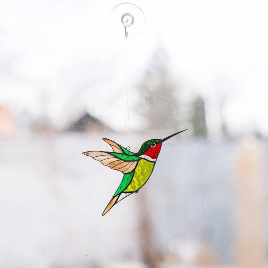 Stained Glass Patterns Hummingbird Hummingbird Stained Glass Window
