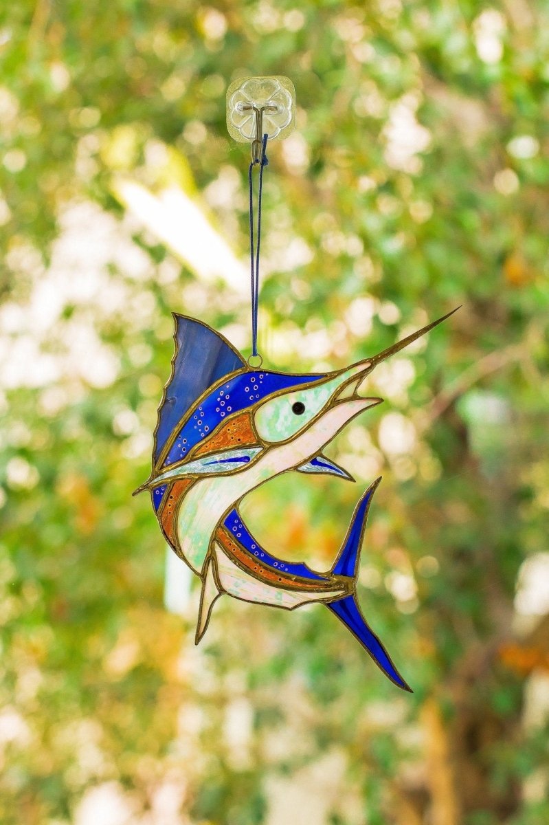 Stained glass fish suncatchers / Handmade sun catchers ...