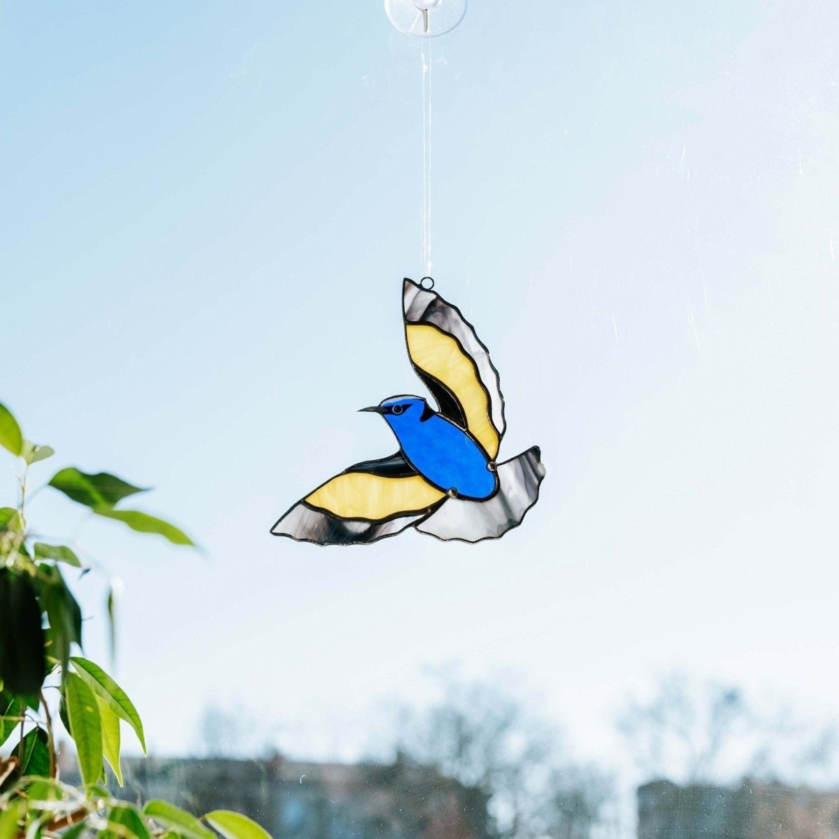 Exquisite Bluebird Stained Glass Suncatcher - Perfect Mother's Day Gift ...